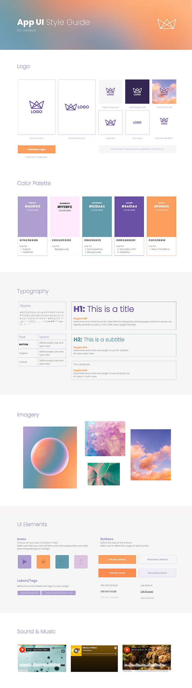 App UI Style Guide | Xtensio